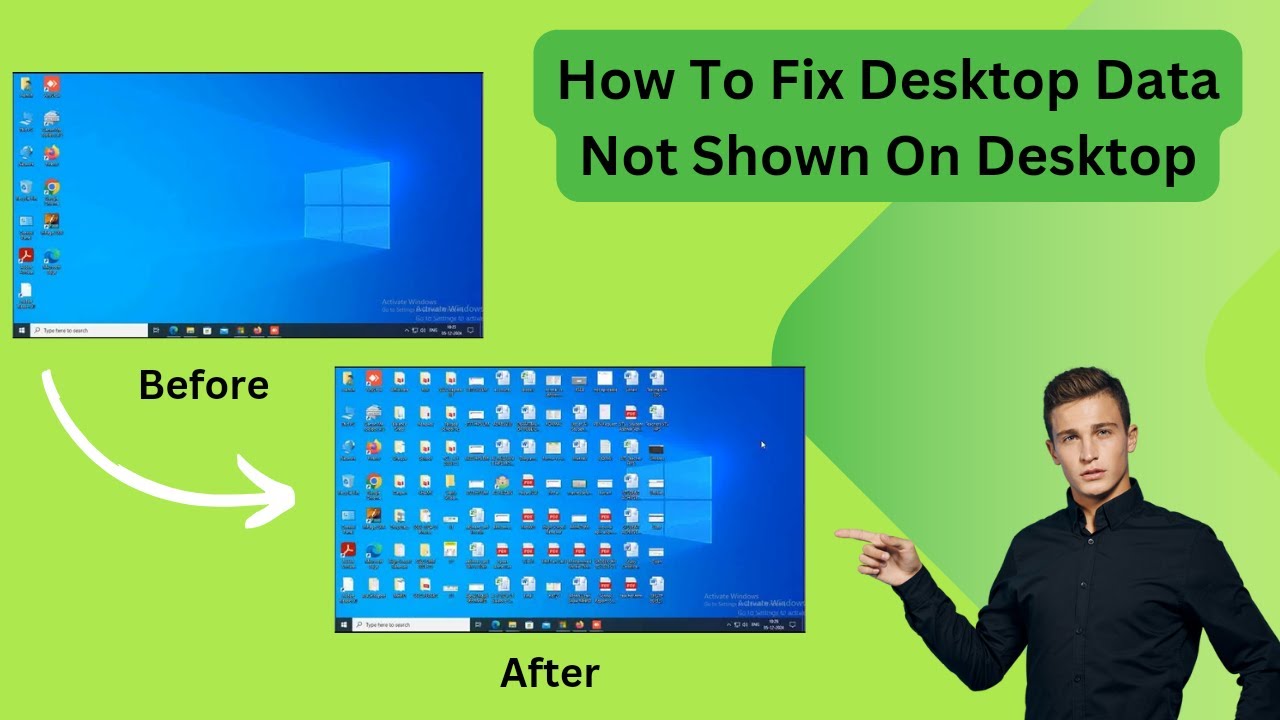 How To Fix Desktop Data Not Shown On Desktop | Desktop Ka Missing Data ...