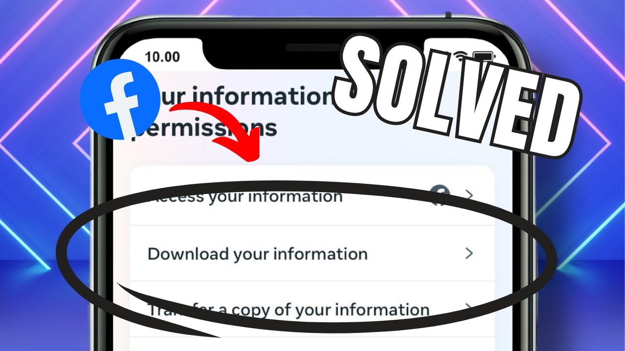 HOW TO DOWNLOAD YOUR INFORMATION ON FACEBOOK - YouTube