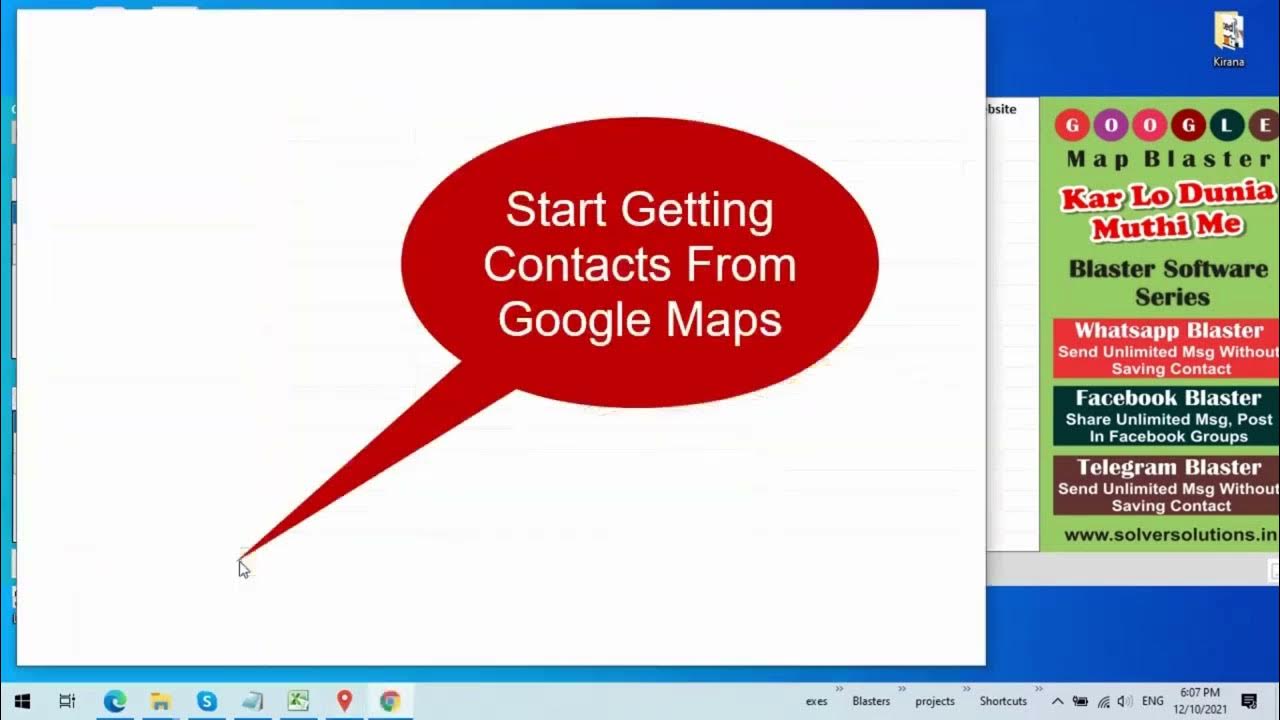 Google Map data Extracting - YouTube