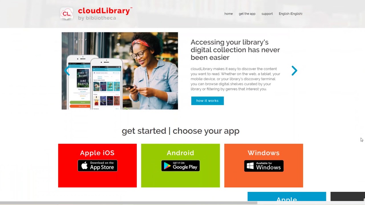 Downloading Cloud Library app - YouTube