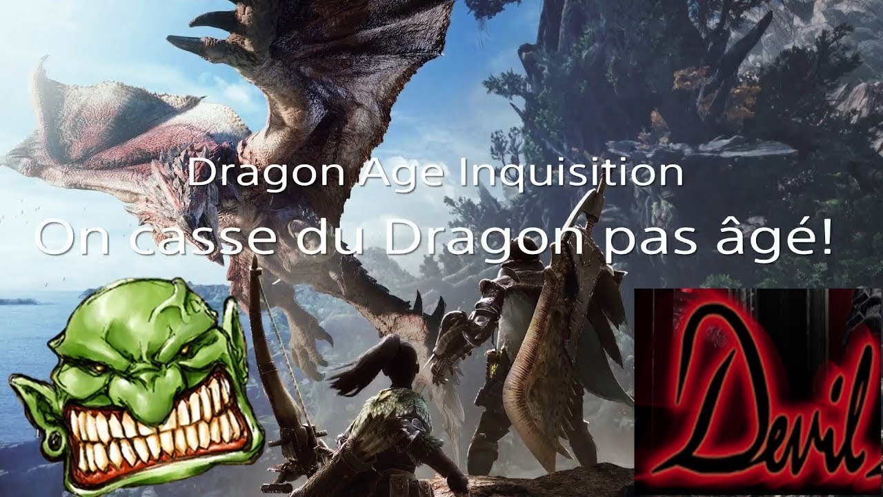 Dragon Age Inquisition Combat Dragon Boréal - YouTube