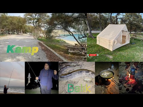 “Kamp Kurduk, Balık Yakaladık, Ateşte Pişirdik! Finalde Efsane Çay Keyfi 😍⛺”#fish #balık