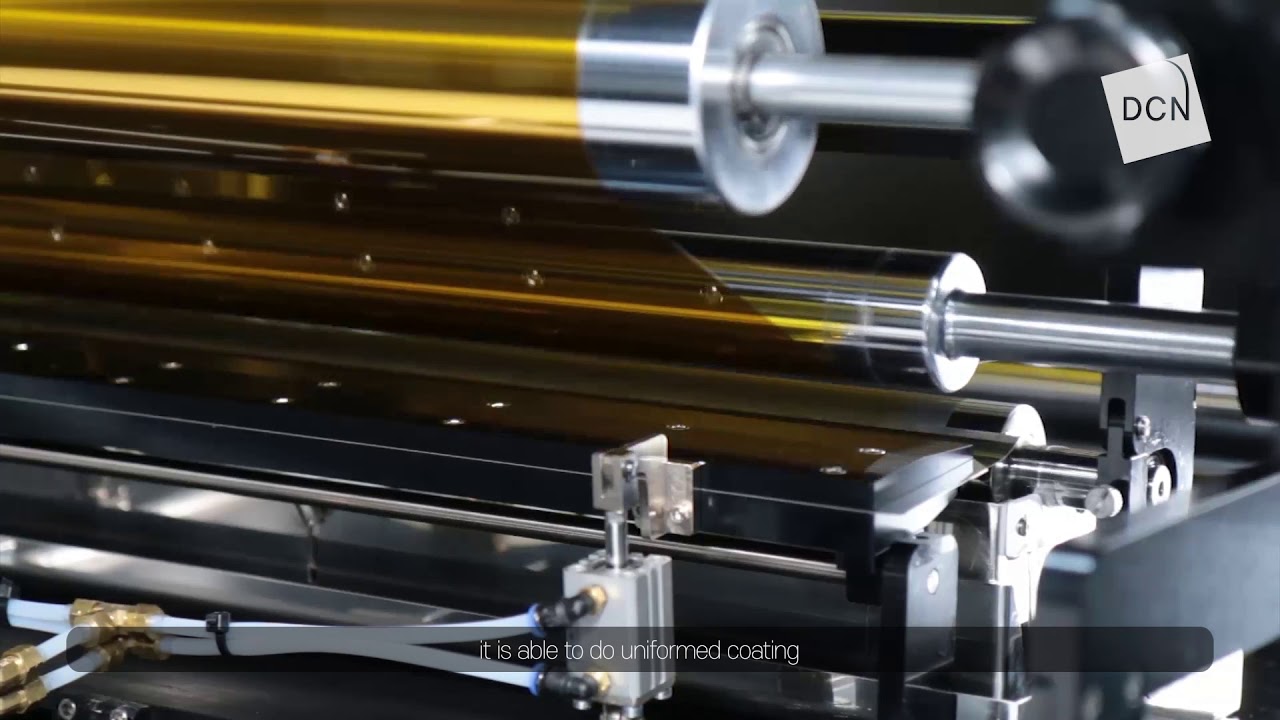 DCN DOUBLE SIDED R2R COATING SYSTEM (디씨엔) - YouTube