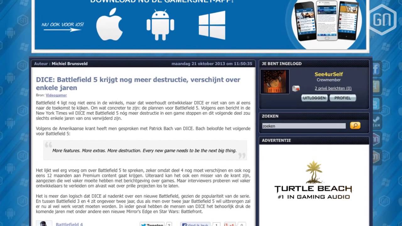 GamersNET in één minuut - De week van maandag 21 oktober - YouTube