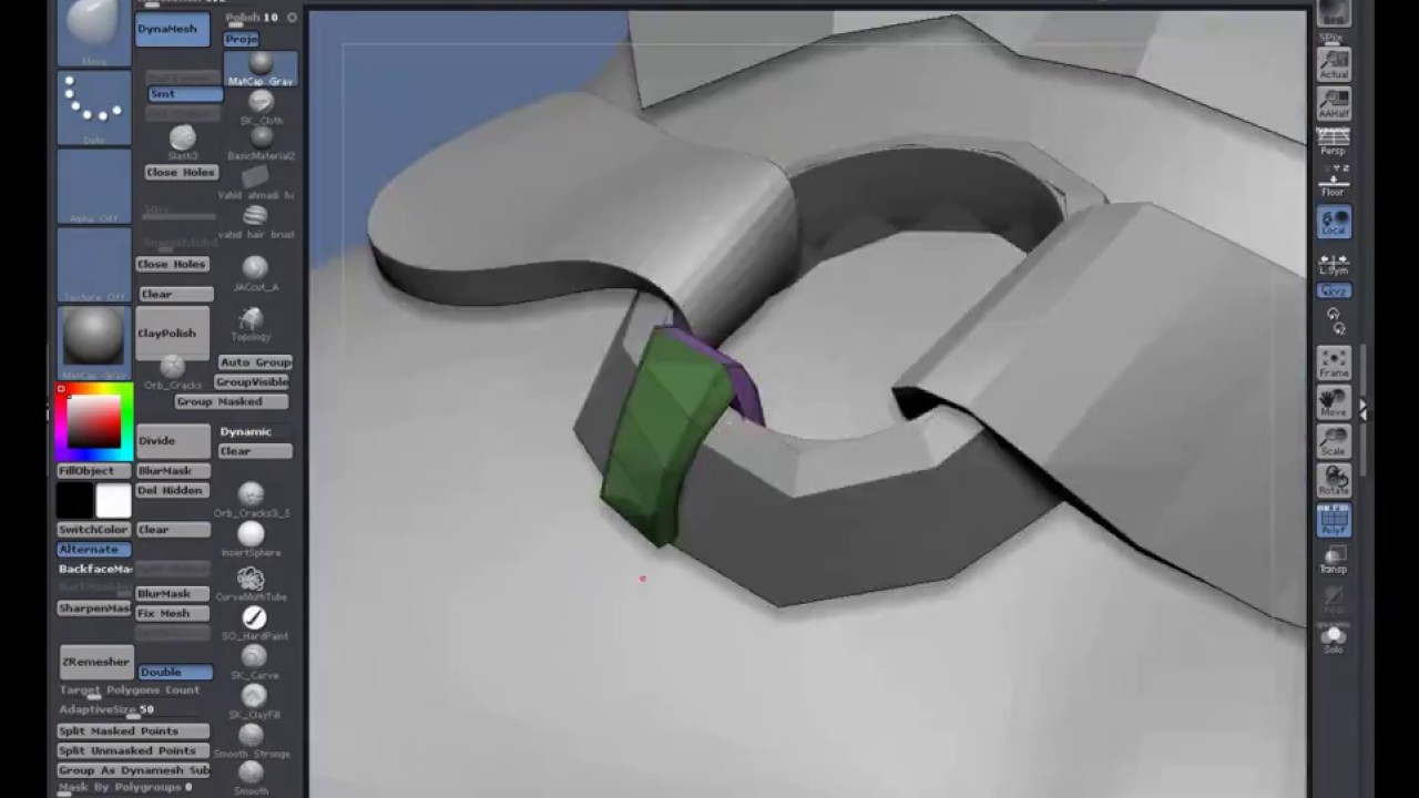 Zbrush Sculpting Gray Elf 01 3d Zbrush Tutorial Zbrush