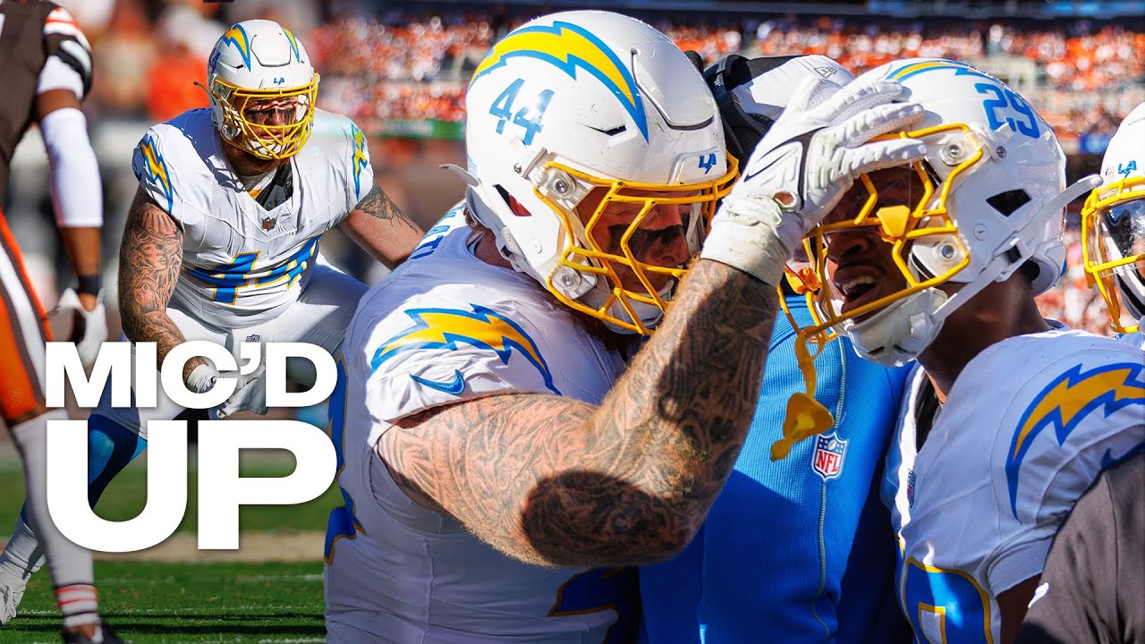 Mic'd Up: Scott Matlock "10's A Bad Man!" | LA Chargers - YouTube