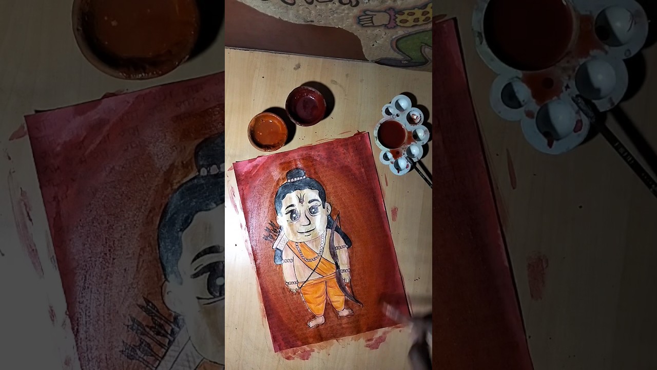 Little shree ram PART-2 | #hansrajraghuwanshi #jaishreeram #art # ...