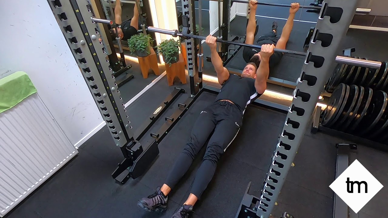 Inverted supinated back row - YouTube