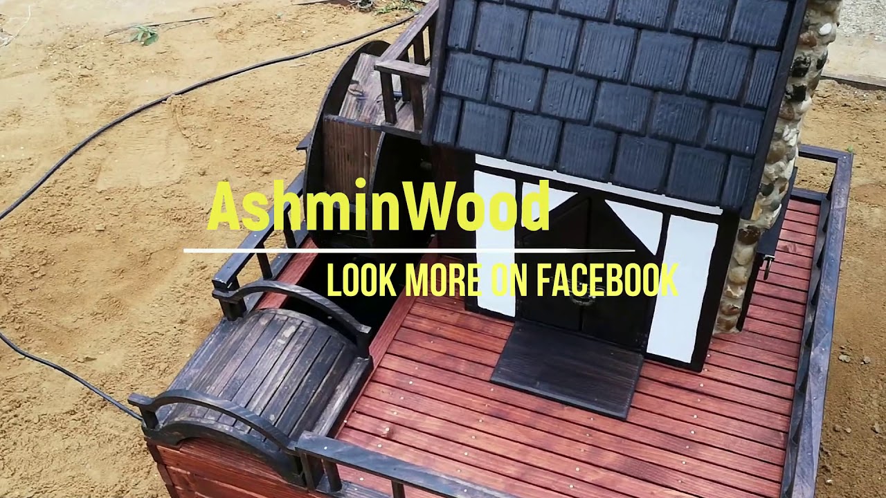 Water Mill DIY. Watermill for Garden. Garden Ornaments .Doll house ...