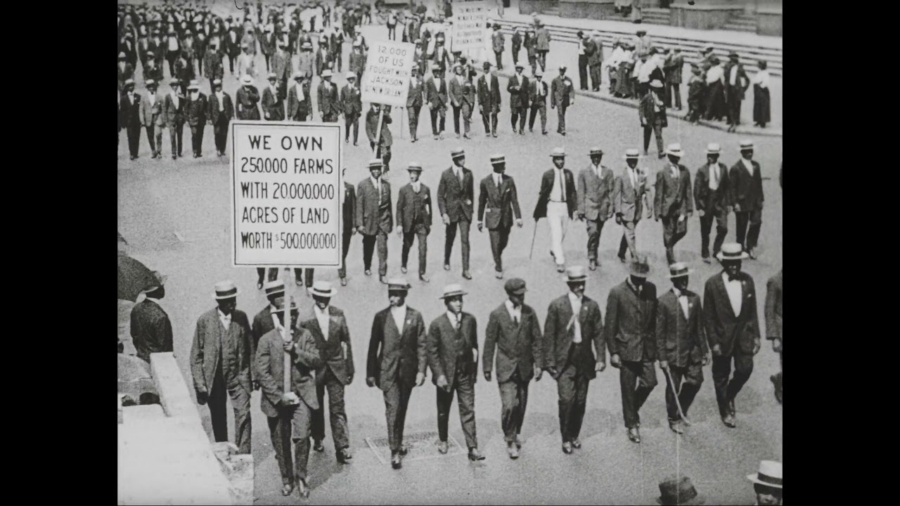 Silent Parade (1917) | Rare Newsreel Footage | W. E. B. Du Bois - YouTube