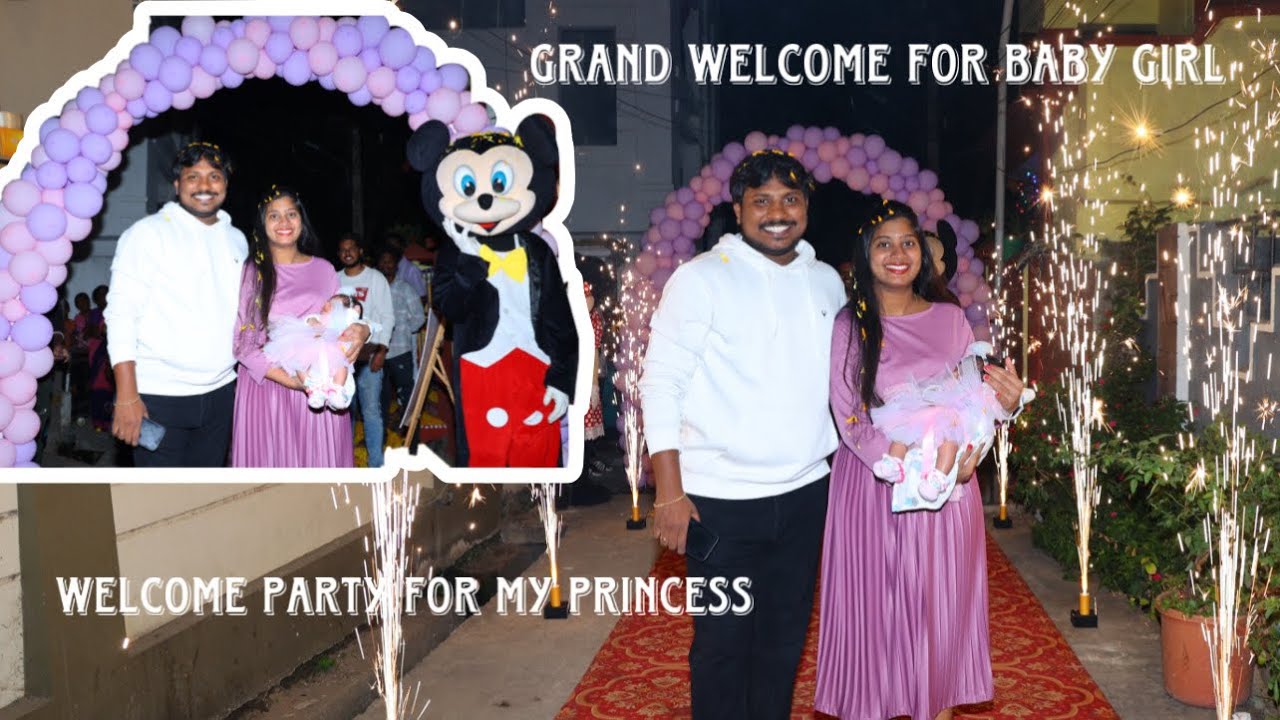 ||welcoming baby girl|| welcome decoration for baby girl | Little ...