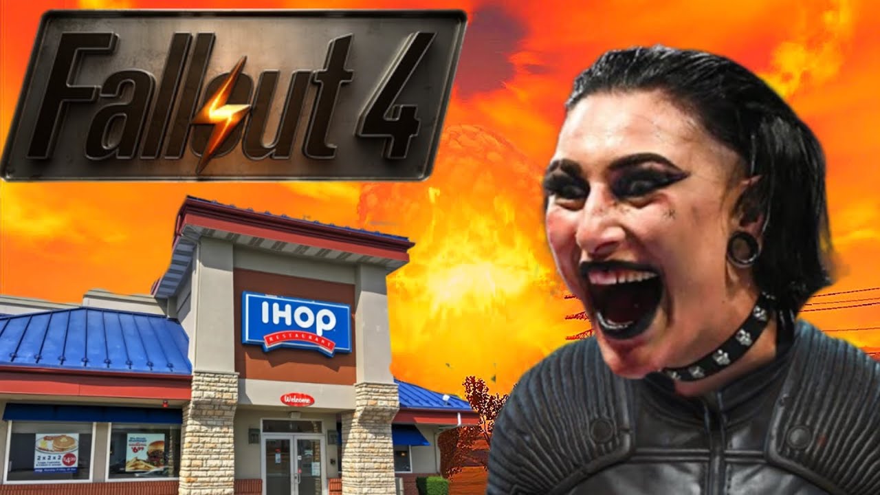 I Destroyed Goth Girl I-Hop In Fallout 4 - YouTube