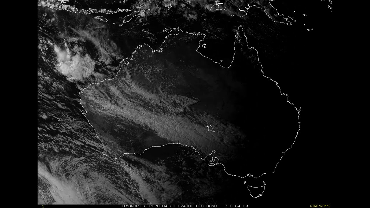Another look at the Himawari Satellite 8 Imagery for 15 to 25th April ...