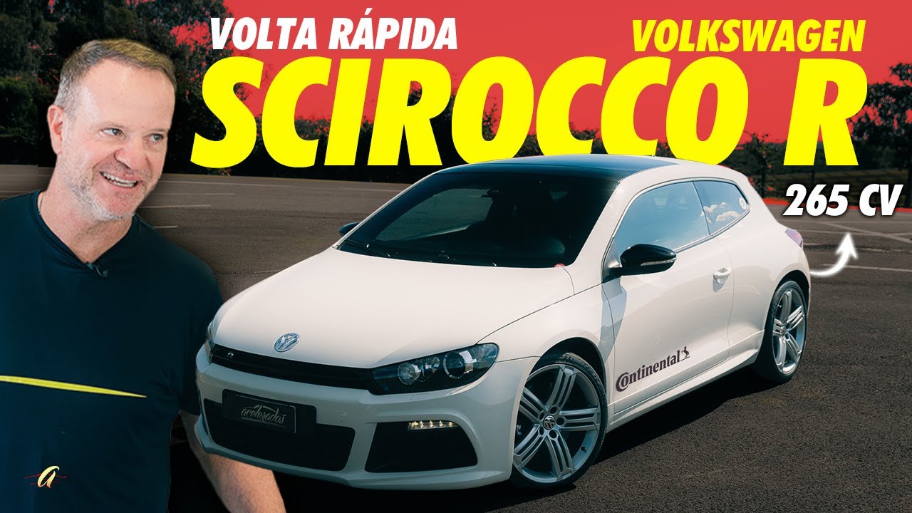 O ÚNICO VW SCIROCCO R DO BRASIL NA VOLTA RÁPIDA! Rubinho acelera o raro ...