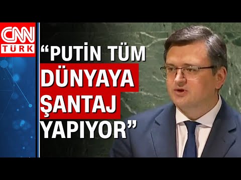 Ukraynalı Bakan BM Genel Kurulu'na seslendi: \
