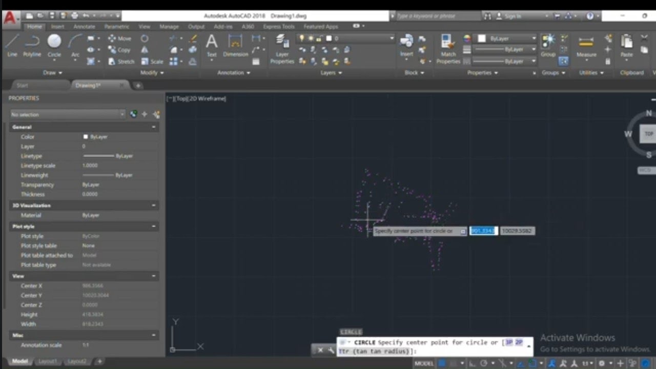 How to import points to AutoCAD from excel. - YouTube