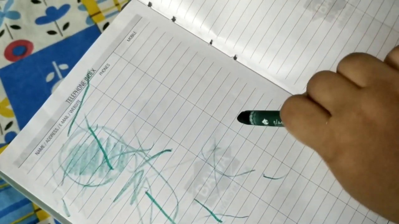 Baby learning to draw for the first time | 1 year old baby - YouTube