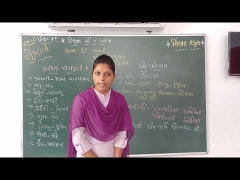 STD 7 GUJARATI SEM 2 CH 12 JANANI (KAVI PARICHAY ANE SAMAJUTI) L 1 - YouTube