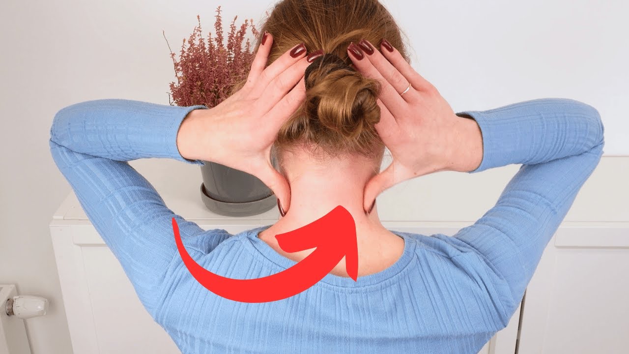 Hold your neck like this. Just 3 simple neck exercises changed ...