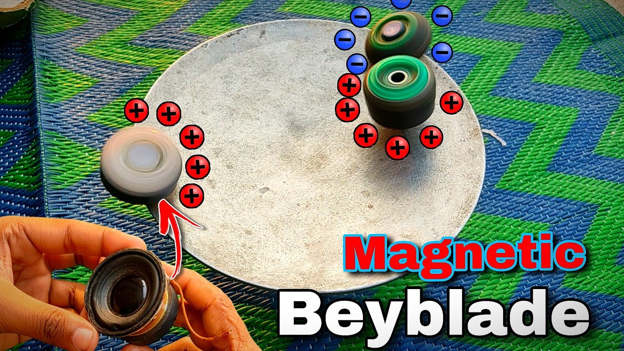 Make A Beyblade By A Speaker Magnet || Let's Make A Magnetic Beyblade 😍 ...