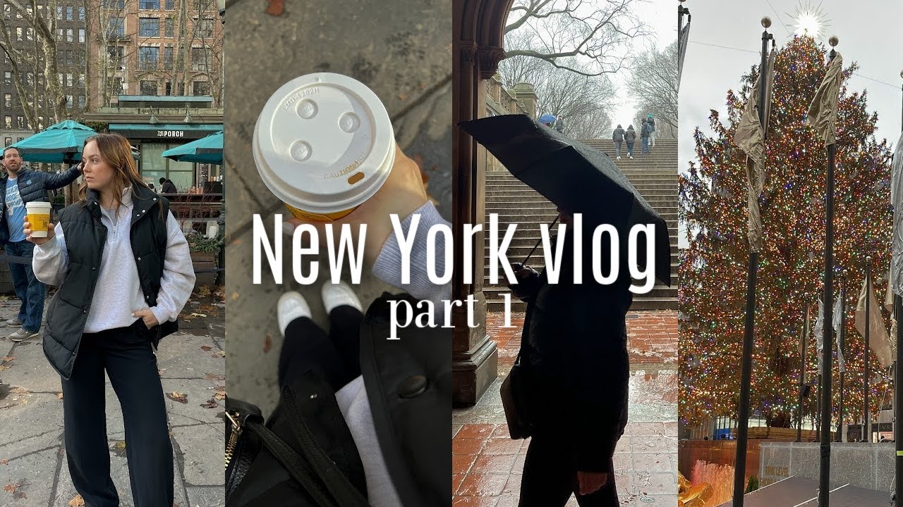 NYC vlog part 1; travel day to New York, exploring the city, Brooklyn ...