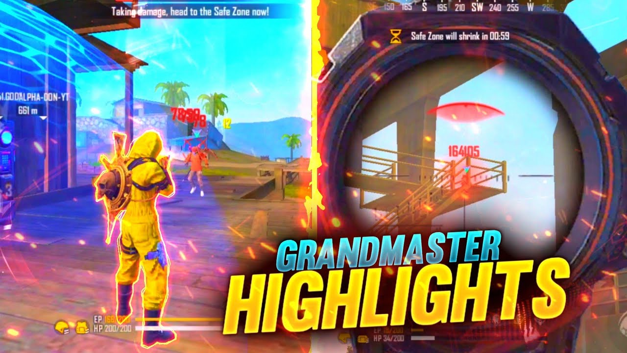 ROAD TO GRANDMASTER RANKED HIGHLIGHTS || GARENA FREE FIRE || SBG-RISKY🔥 ...