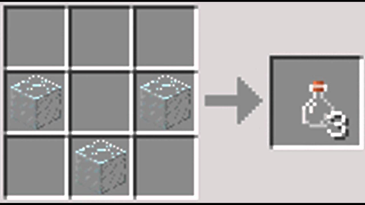 Minecraft Crafting ideas Brewing Recipes - YouTube