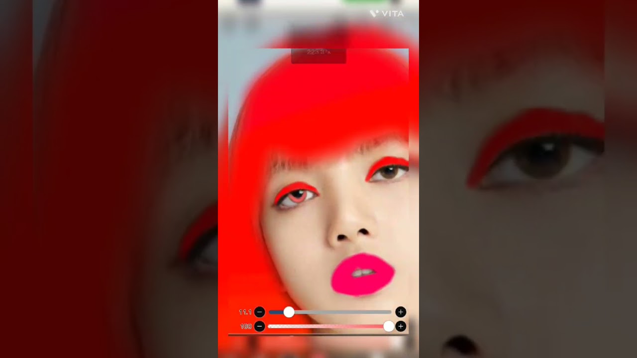 Lisa red and orange edit 🧡 🧡 🧡#blackpink#Lisa#ibispaintx - YouTube