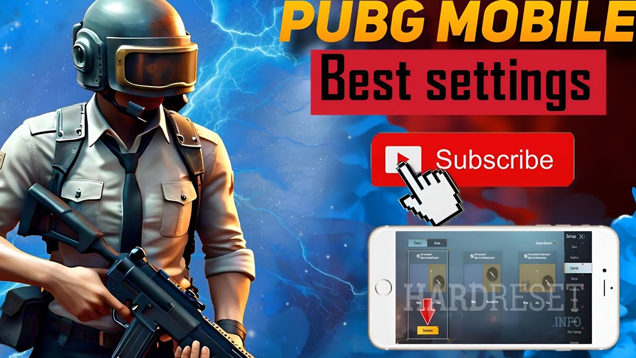 PUBG mobile Aim best settings 2024 - YouTube