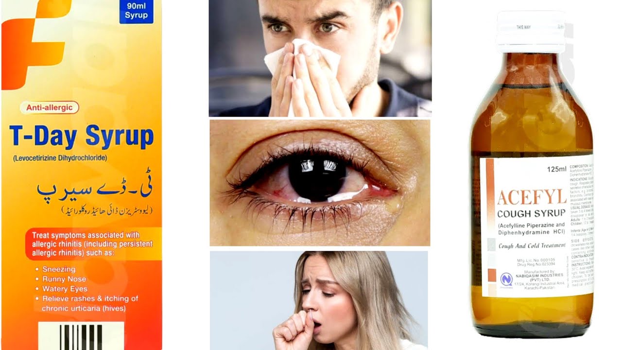 T-day syrup and ACEFYL Syrup uses in Urdu Hindi - YouTube