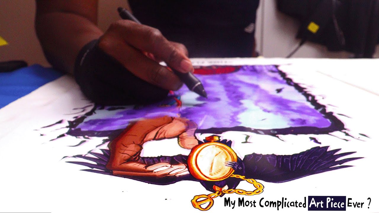 How I created my first art print - YouTube