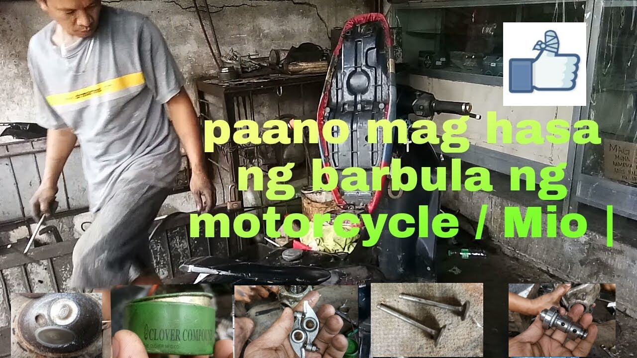 Paano mag hasa ng barbula Ng Motorcycle /Mio| - YouTube