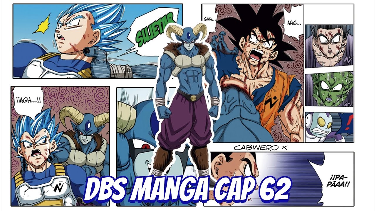 DBS MANGA CAP 62 #dragonballmanga - YouTube