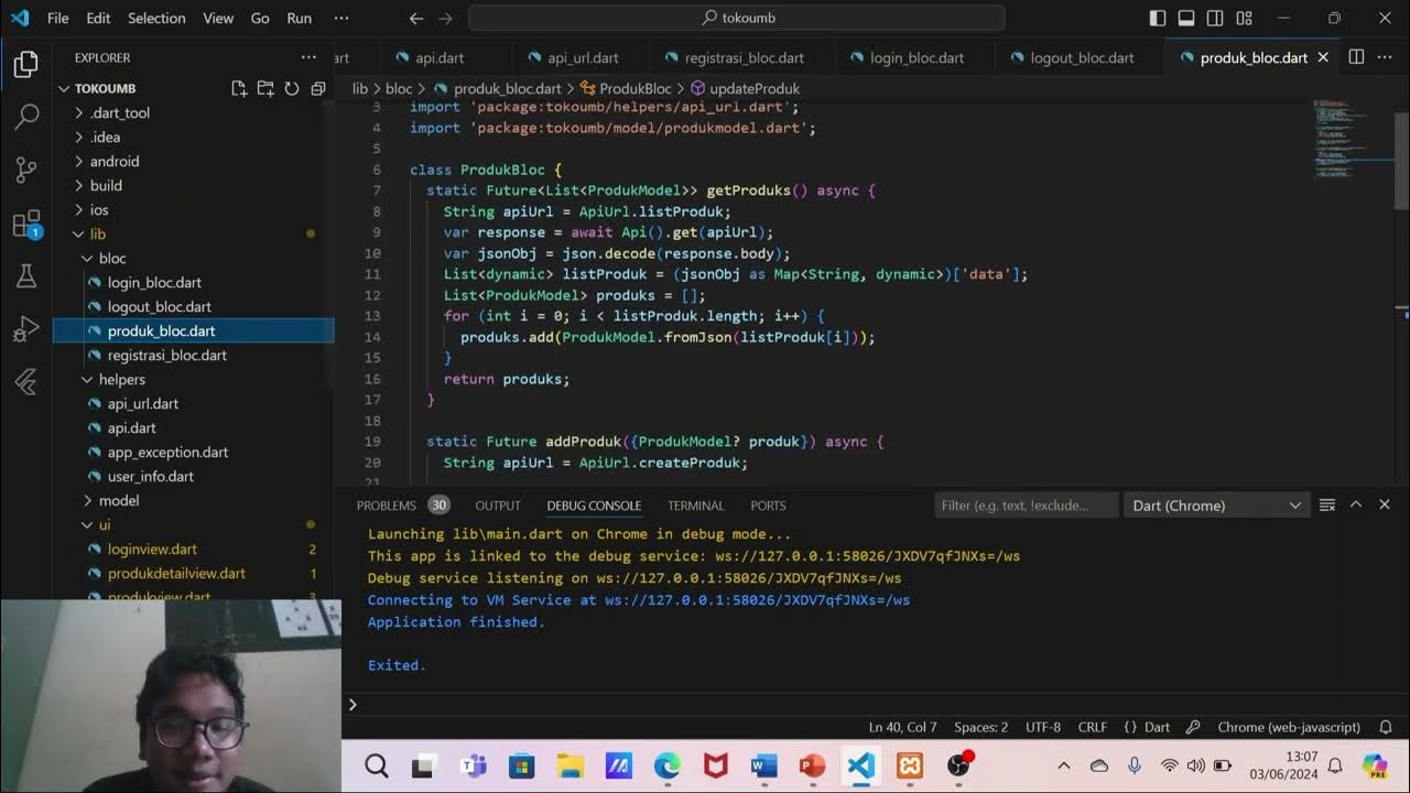 MOBILE PROGRAMMING - PERTEMUAN 9 - YouTube