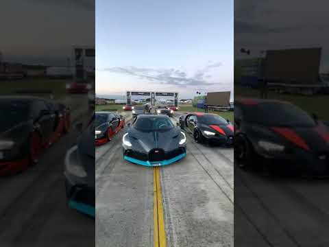 A Bugatti Divo joins a Chiron and a Veyron