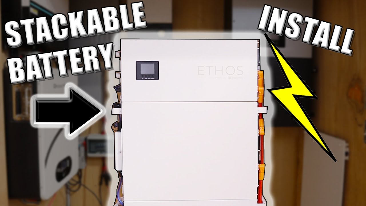 Big Battery Ethos Full Install 48v LiFePo4 Whole House Battery - YouTube