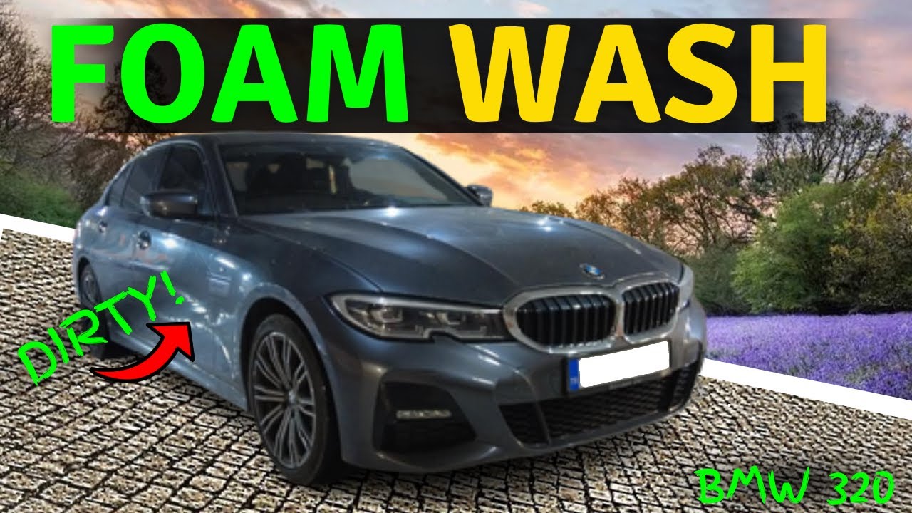 Cleaning A Dirty BMW | Foam Wash BMW 320 #car #carcleaners #automobile ...