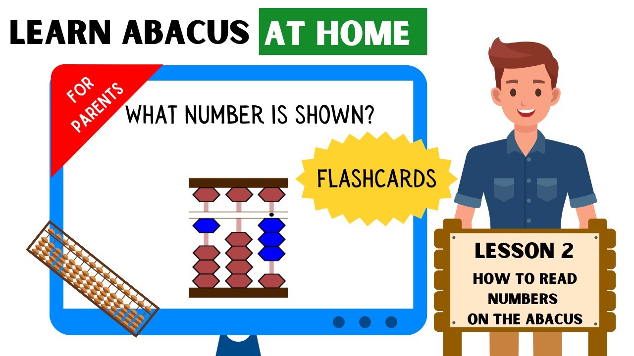 Learn Abacus At Home #2 : How To Read Numbers On The Abacus - YouTube