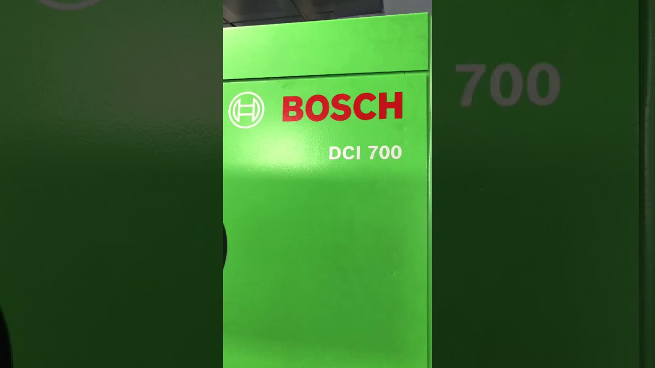 BOSCH TEST BENCH DCI700 - YouTube