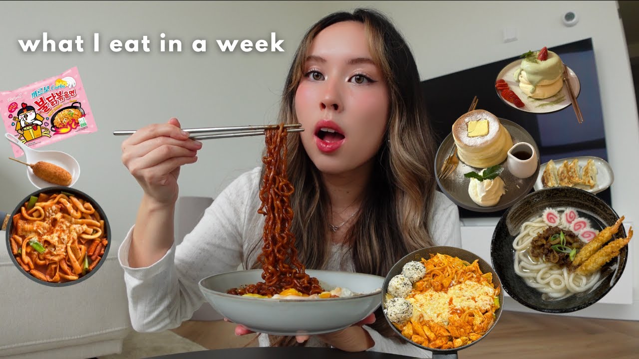 what I eat in a week (Korean food) | Mukbang vlog - YouTube