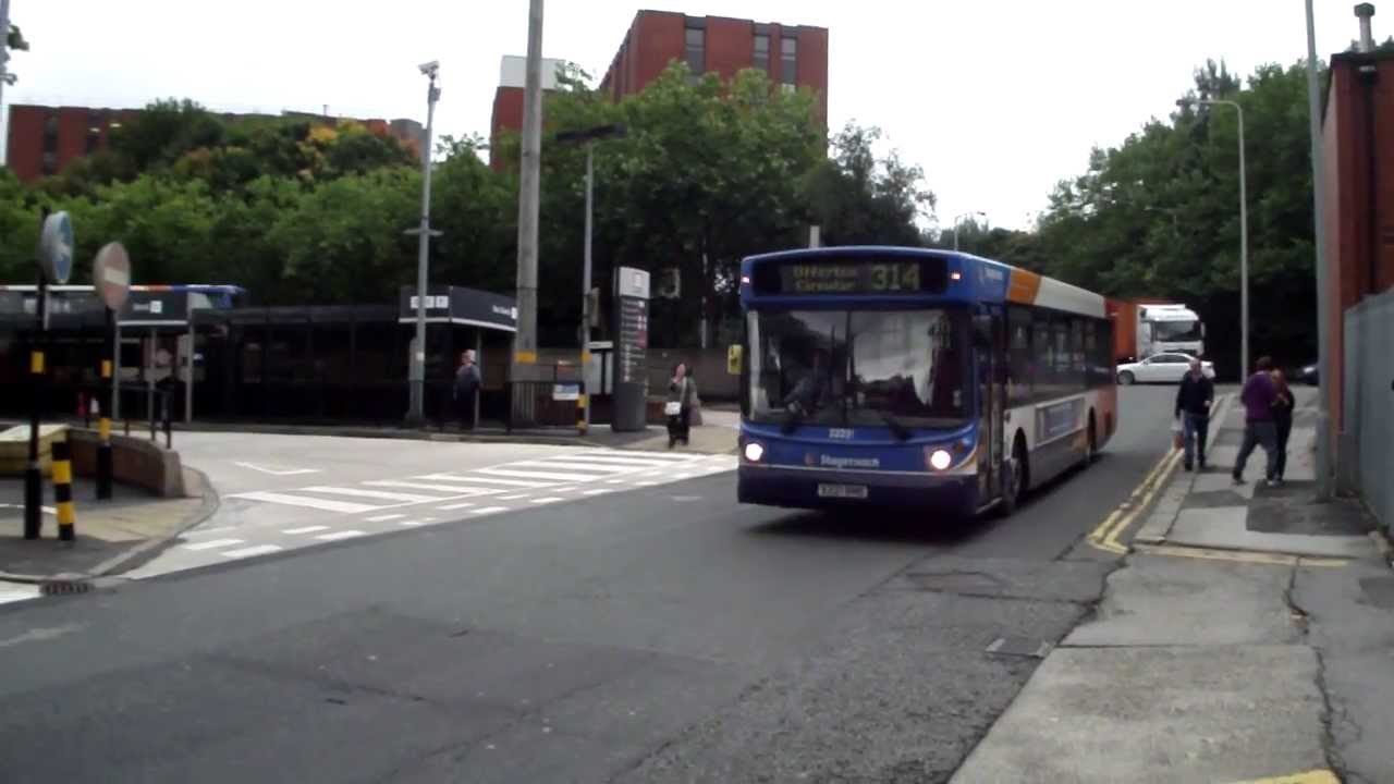 Stagecoach Man 22221 X221BNE On Route 314 Arring At Stockport Bus ...