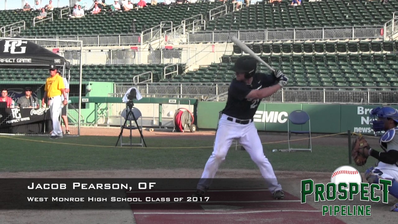 Jacob Pearson Prospect Video, OF, West Monroe High School Class of 2017 ...