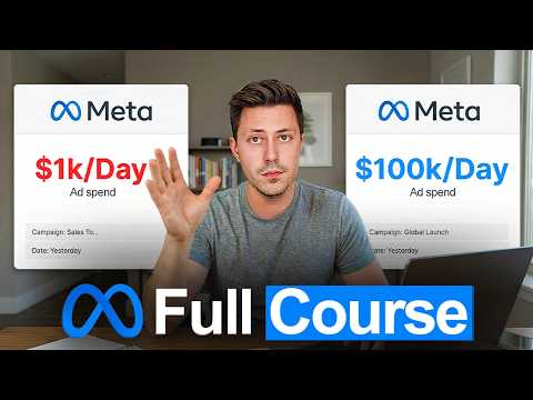 $1k/day to $100k/day Facebook Ads Strategy (FULL COURSE)
