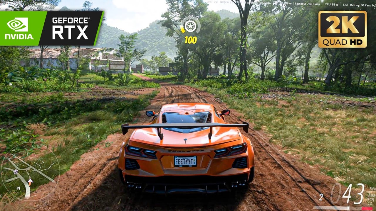 Forza horizon 5 Max Graphics Realistic forest map | nvidia GeForce rtx ...