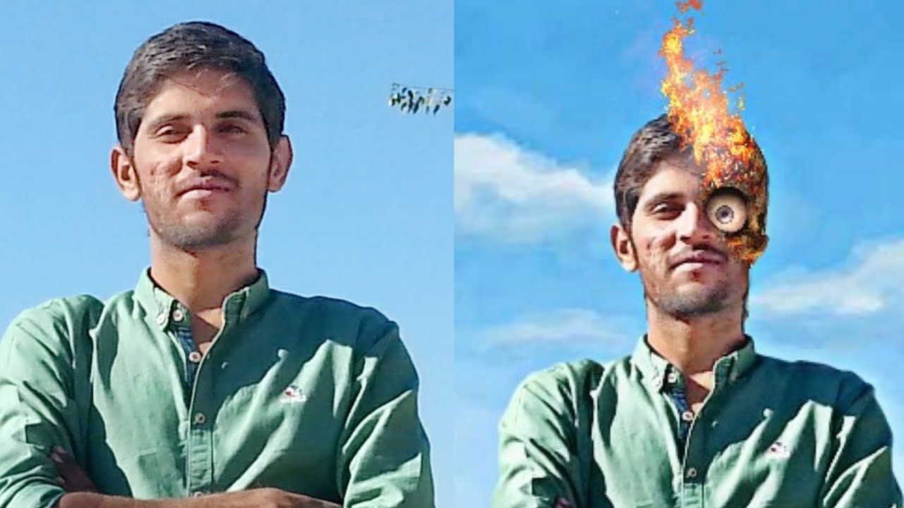 Picsart editing - fire face effect | Picsart editing tutorial 2020 ...