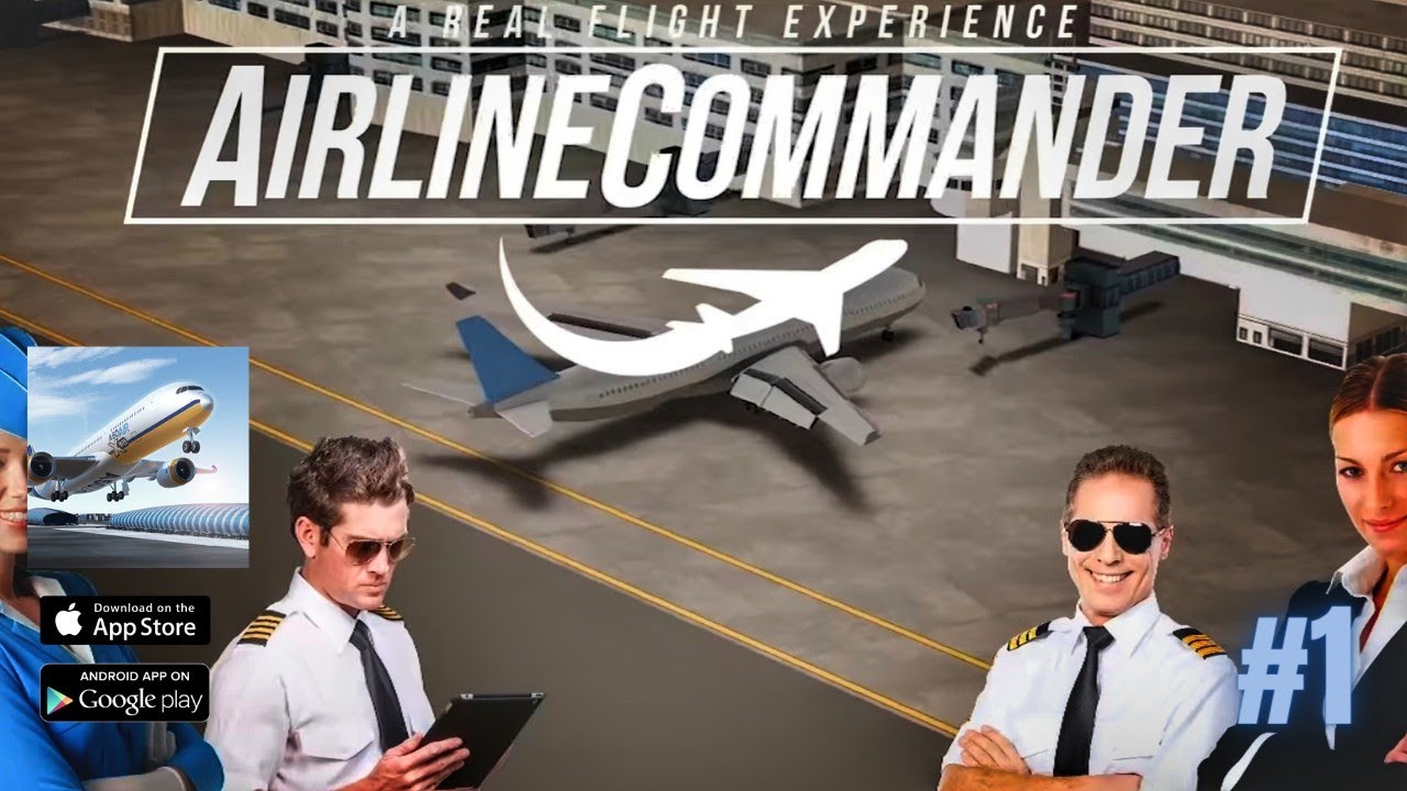 Airline Commander: Flight Game Gameplay | jerryisgaming #1 - YouTube