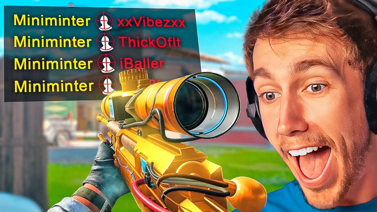 CRAZY SNIPER HEADSHOTS! Miniminter Black Ops 6 Road To Diamond Snipers ...
