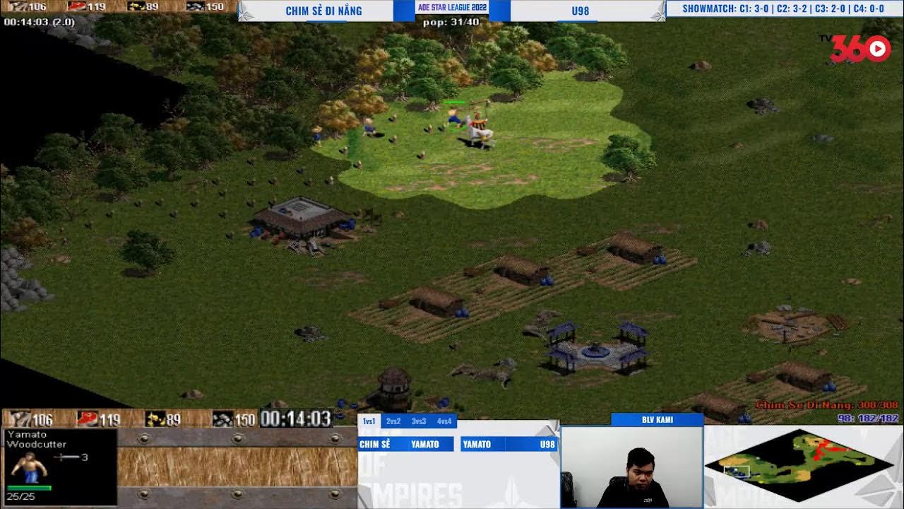 Chim Sẻ Đi Nắng vs U98 | Solo Random | Trực tiếp AOE | 21/10/2022 - YouTube