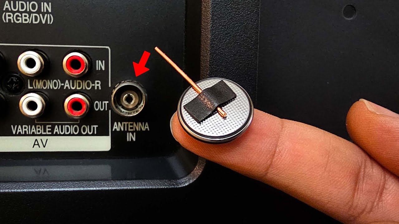 Insert a Coin Battery into the TV and all the channels in the world ...