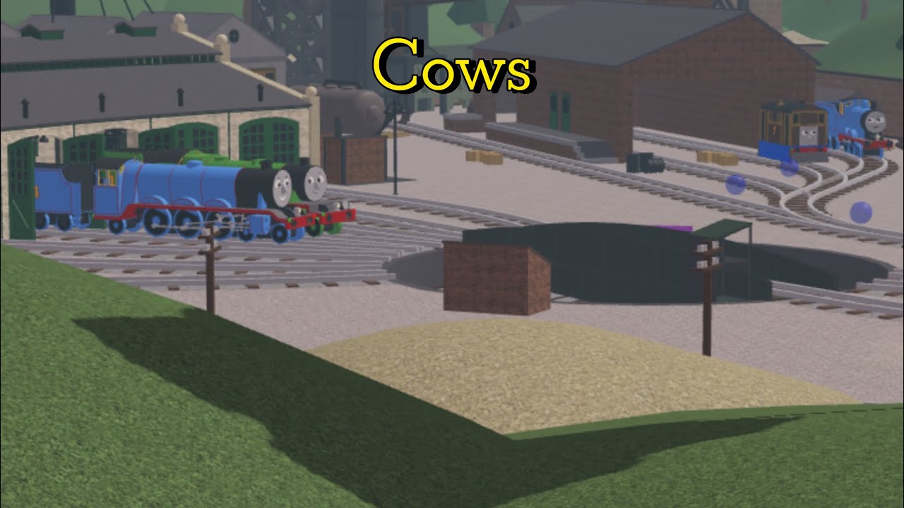 Railway series remakes Cows - YouTube